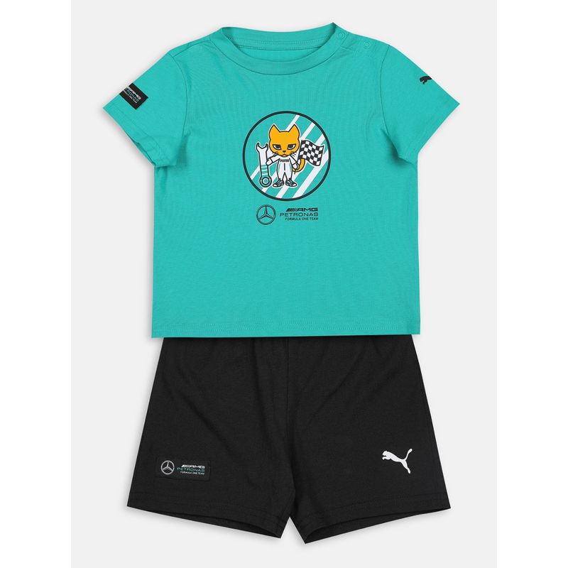 Buy Puma MAPF1 Unisex Green Short Sets (Set of 2) Online