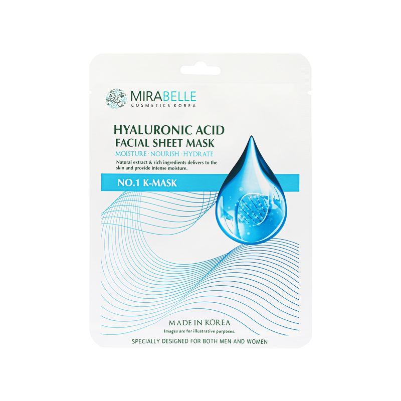 Buy Mirabelle Hyaluronic Acid Facial Sheet Mask For Oil Control Online