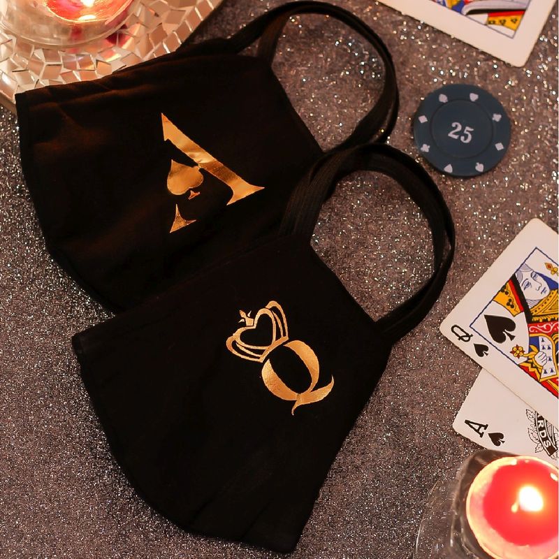 Buy Bellofox Ikka And Begum Cards Printed 3-layer 3-ply Cotton Face ...