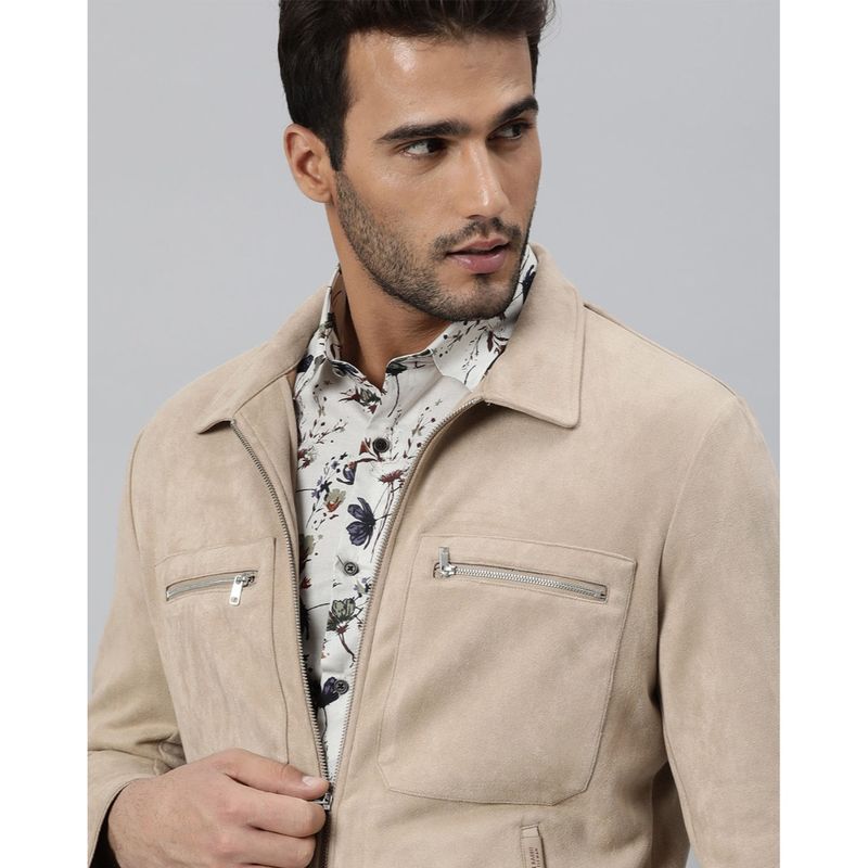 Buy Rare Rabbit Solid Beige Jackets Online