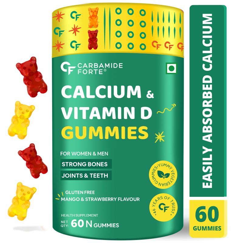 Buy Carbamide Forte Calcium Gummies With Vitamin D For Men & Women ...