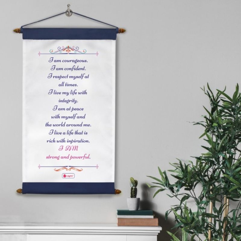 Buy Indigifts Motivational Quotes Scroll Wall Hanging - Wall Hanging ...