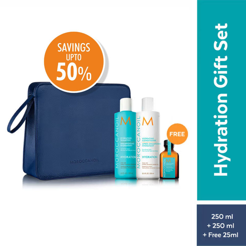 Buy Moroccanoil Hydration Gift Set (Hydrating Shampoo & Conditioner with Free Moroccanoil ...