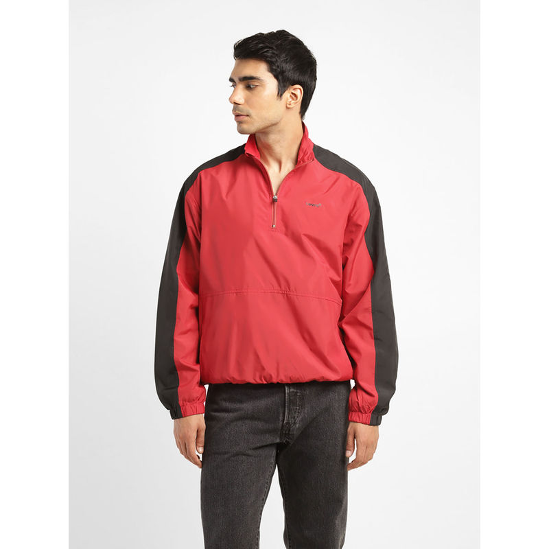 Buy Levi's Men Red Colorblock Regular Fit Bomber Jacket Online