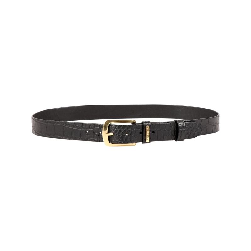 Buy Hidesign Black Ee Proteus Rio Croco Belt (40-46) Online