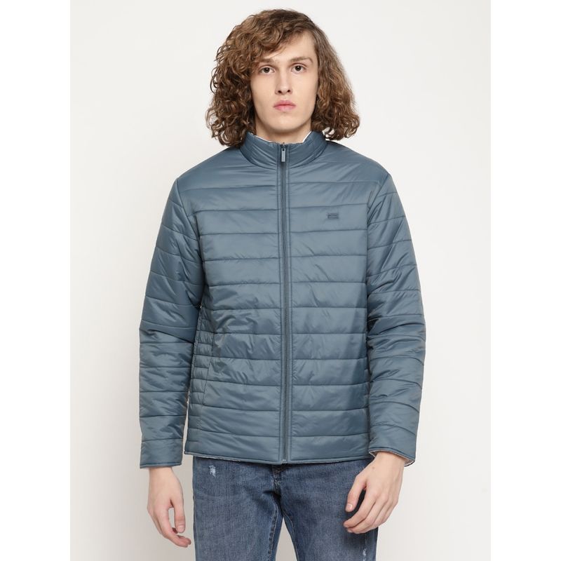 Buy METTLE Men Padded Front Open Jacket Online