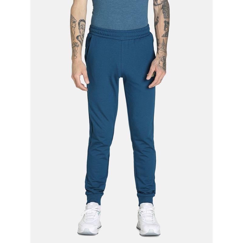Buy Puma Criss-cross Logo Mens Blue Trackpants Online