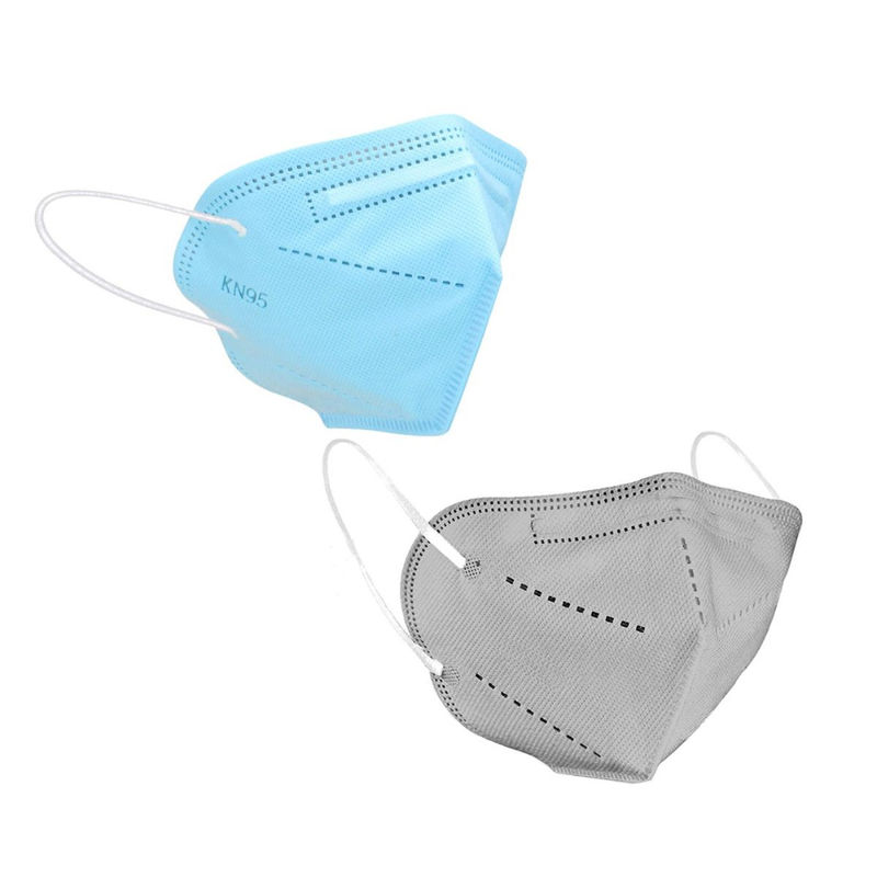 Fabula Pack Of 2 Kn95/N95 Anti-Pollution Reusable 5-Layer Mask (Blue ...