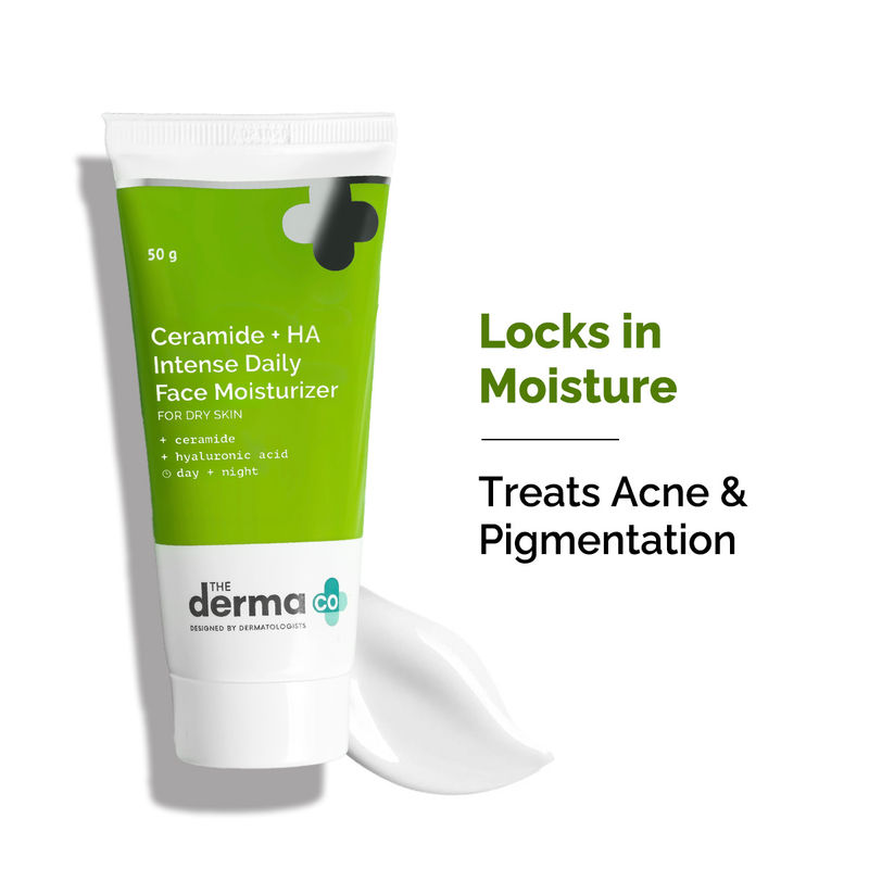 Buy The Derma Co Ceramide + HA Intense Daily Face Moisturizer For Dry ...