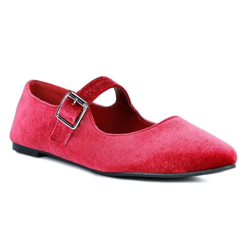 Buy London Rag Solid Red Ballerinas Online