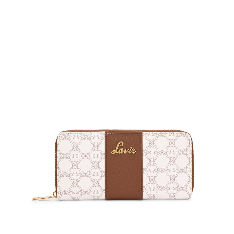 Buy Lavie Womens Off White Mono Wallet (S) Online
