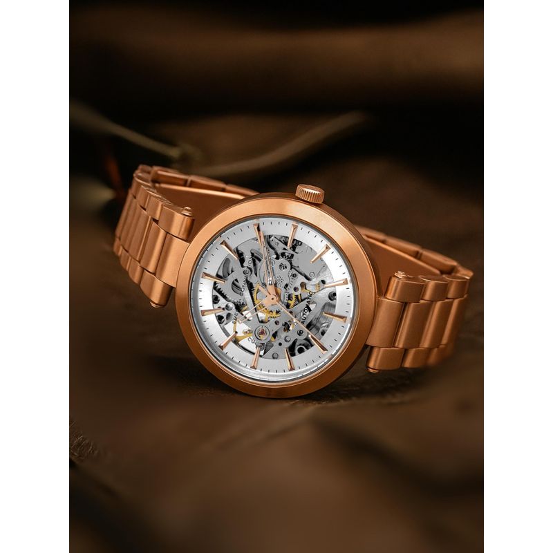 Buy French Connection MODERN Silver SEE THROUGH Dial Analog Watch for ...