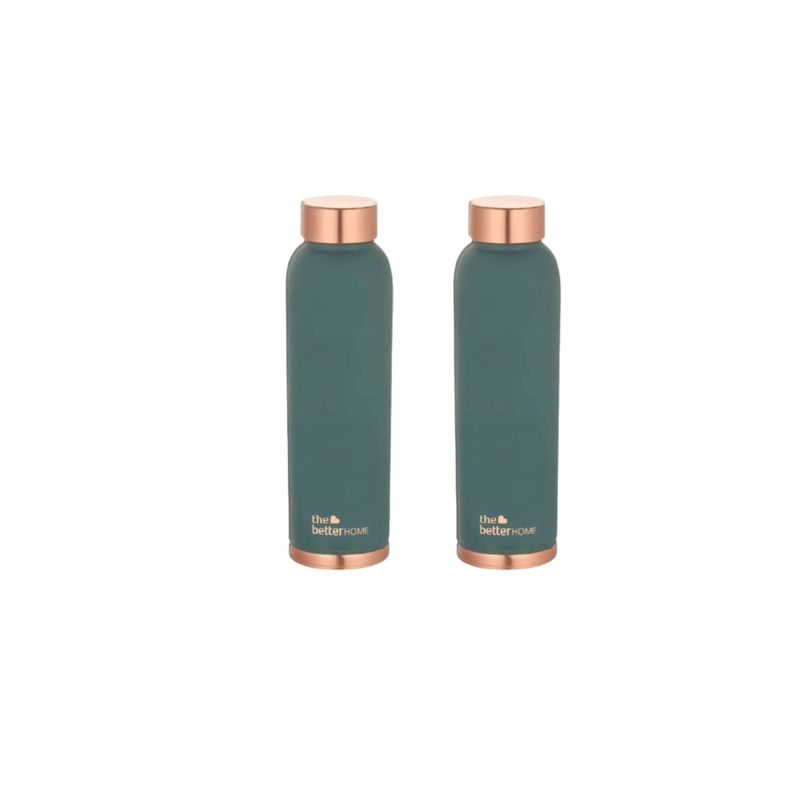 Buy The Better Home Copper Oreo 950ml Bottle Teal (Pack of 2) Online