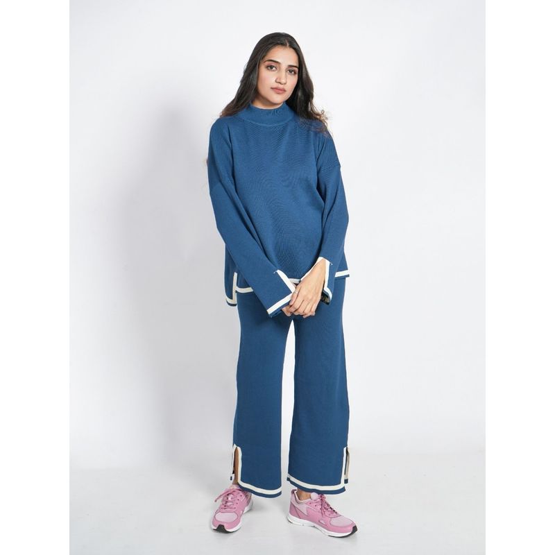 Buy Ansee by Addery Blue Top with Pant (Set of 2) Online