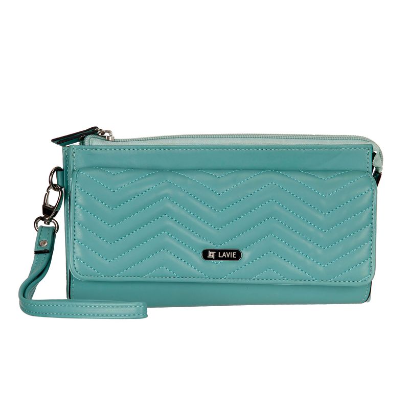 Buy Lavie Aqua Linen Clutch Wallet Xl Wallet Online
