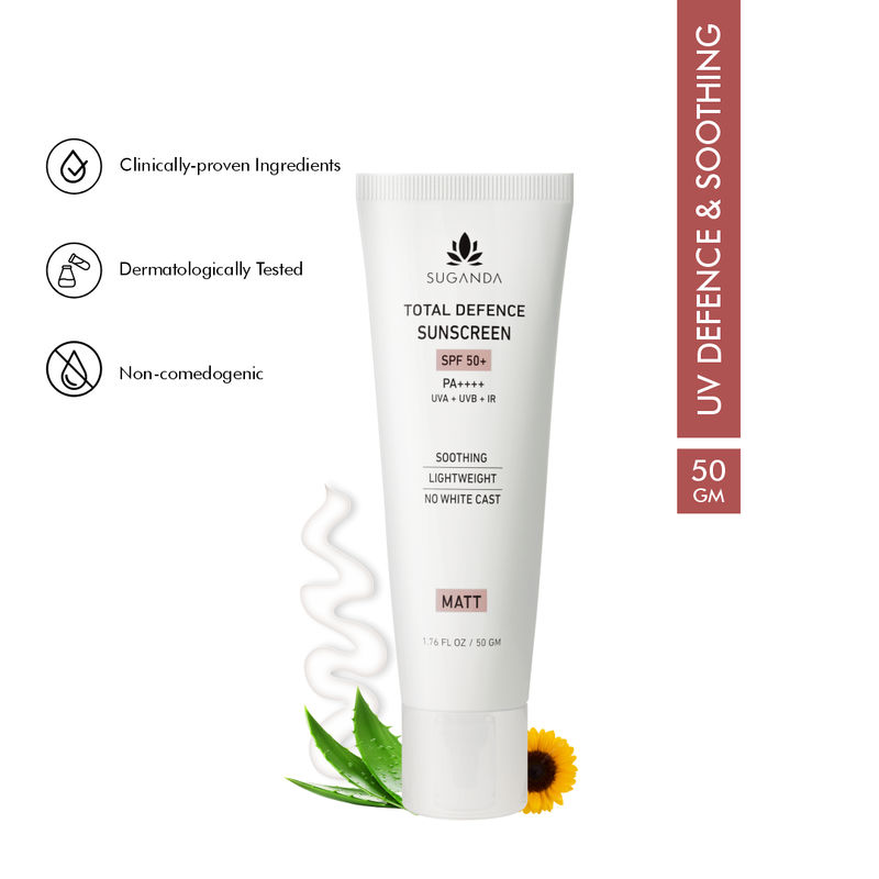 Buy Suganda Total Defence Sunscreen SPF 50 PA++++ Online
