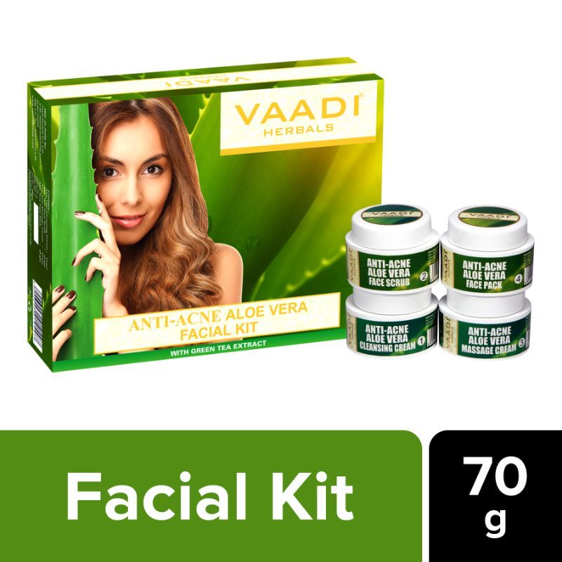 Buy Vaadi Herbals Anti-Acne Aloe Vera Facial Kit Online
