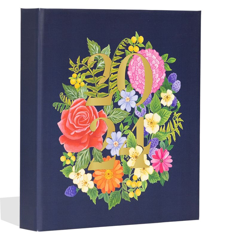 Buy Happywagon 2024 Bright Blossoms Wiro Wrap Planner Online