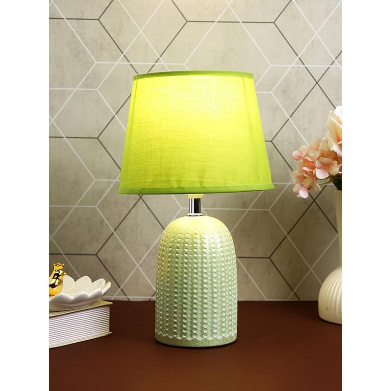 Buy Tayhaa Lime Green Contemporary Desk Lamp Online