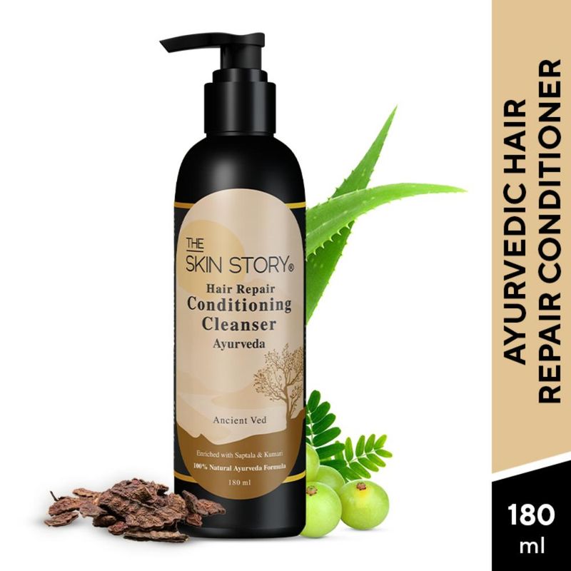 Buy The Skin Story Ayurvedic Hair Conditioner For Anti-Frizz, Silky ...