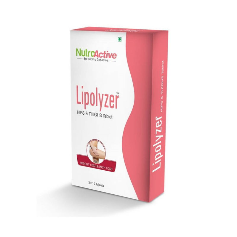 Buy Nutroactive Lipolyzer Hips & Thighs Tablet For Weight Management 30 ...