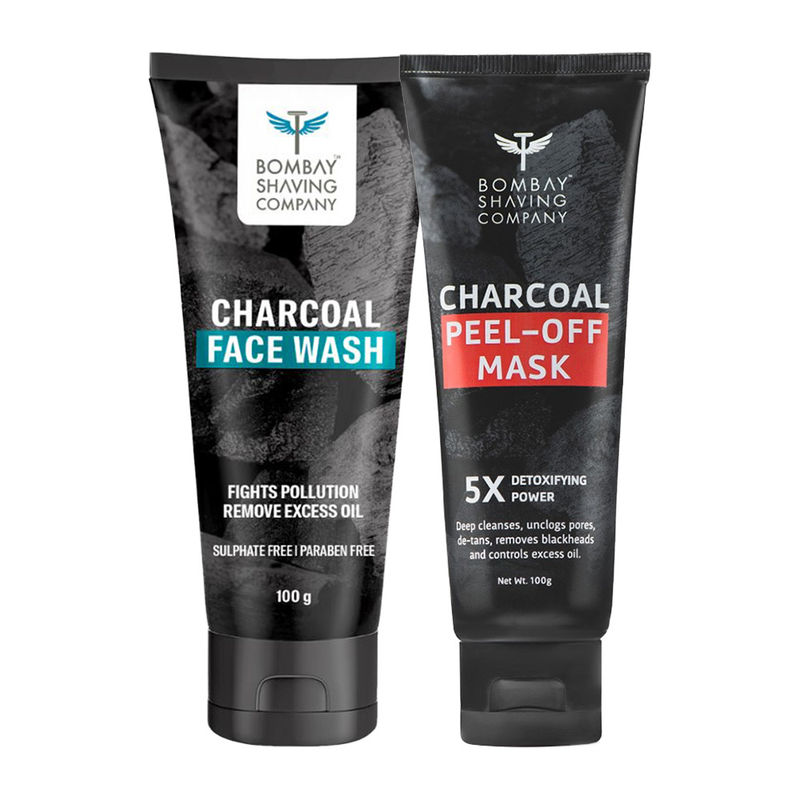 Buy Bombay Shaving Company Charcoal Face Wash + Free Charcoal Peel Off ...