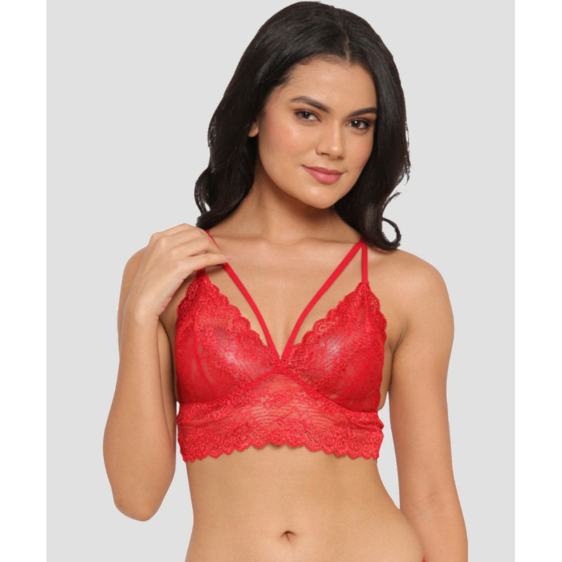 N Gal Lace Edge Bridal Bralettes Bra Red Buy N Gal Lace Edge Bridal