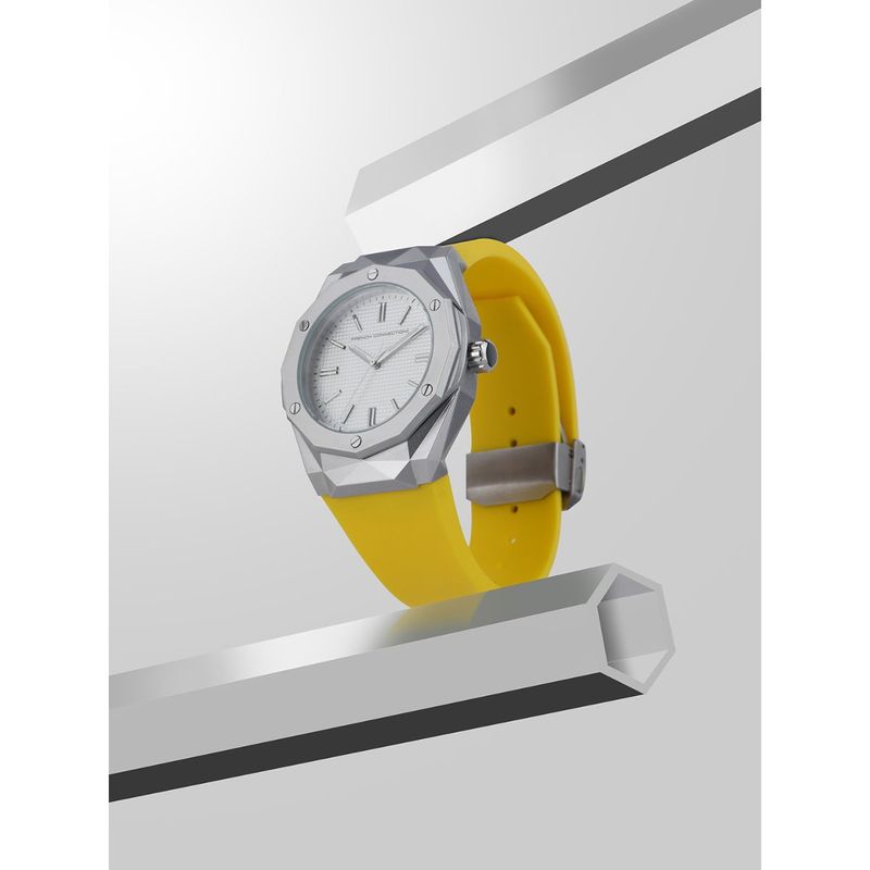 Buy French Connection Diamond Shaped Silver Dial Analog Watches for Men ...