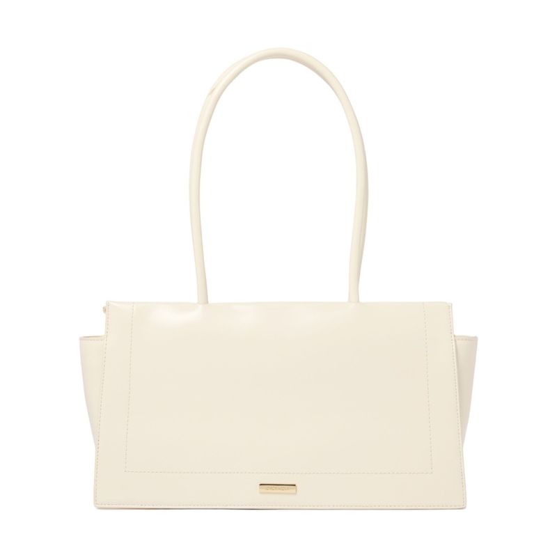 Buy Forever New Women Solid Cream Handbag Online