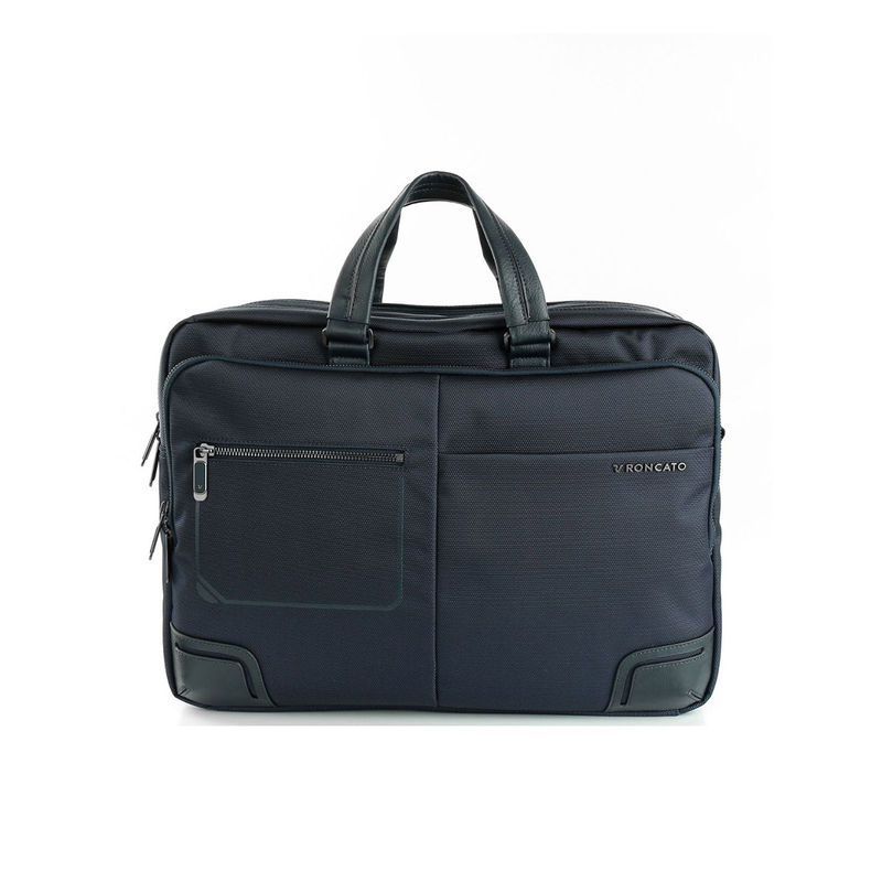 Buy Roncato Wall Street Range Blue Notte Soft One Size Briefcase Online