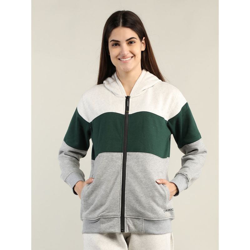 Buy Chkokko Women Winter Sport Hooded Jacket - Multi-Color Online