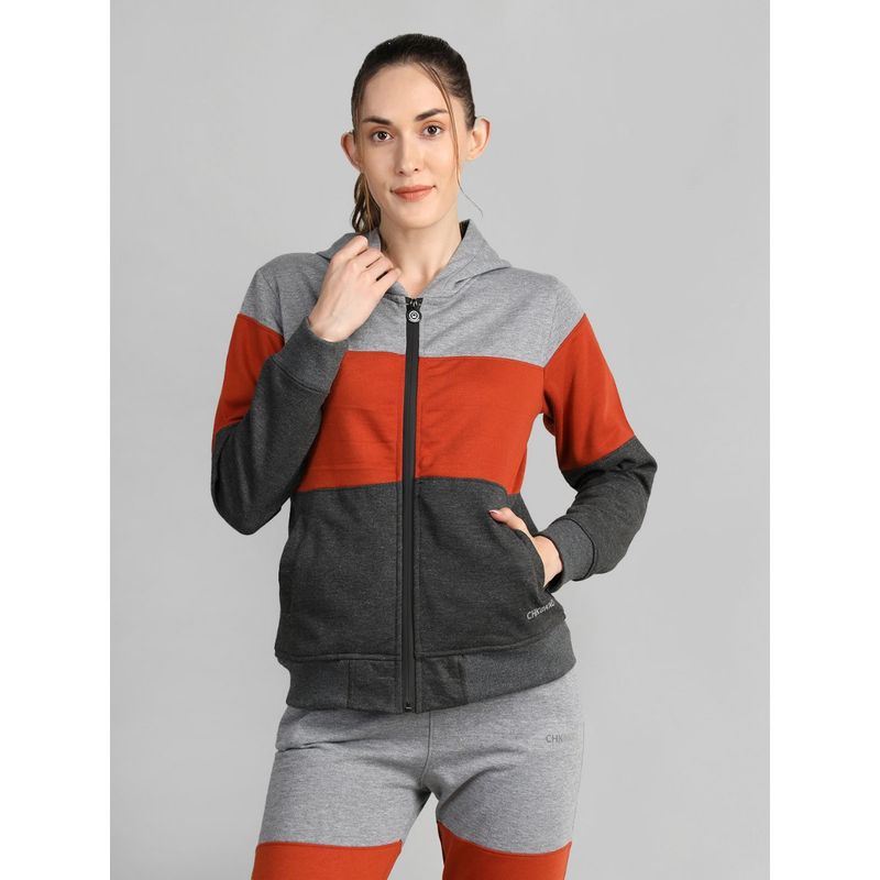 Buy Chkokko Women Winter Sport Hooded Jacket - Multi-Color Online