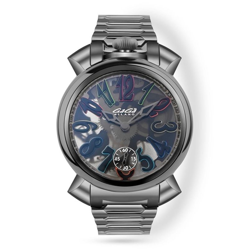 Buy GaGa MILANO Manual Winding Mechanical Grey Swiss Made Watch For ...
