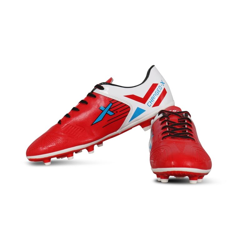 Buy Vector X Charged-x Football Shoes For Men (red-white-blue) Online
