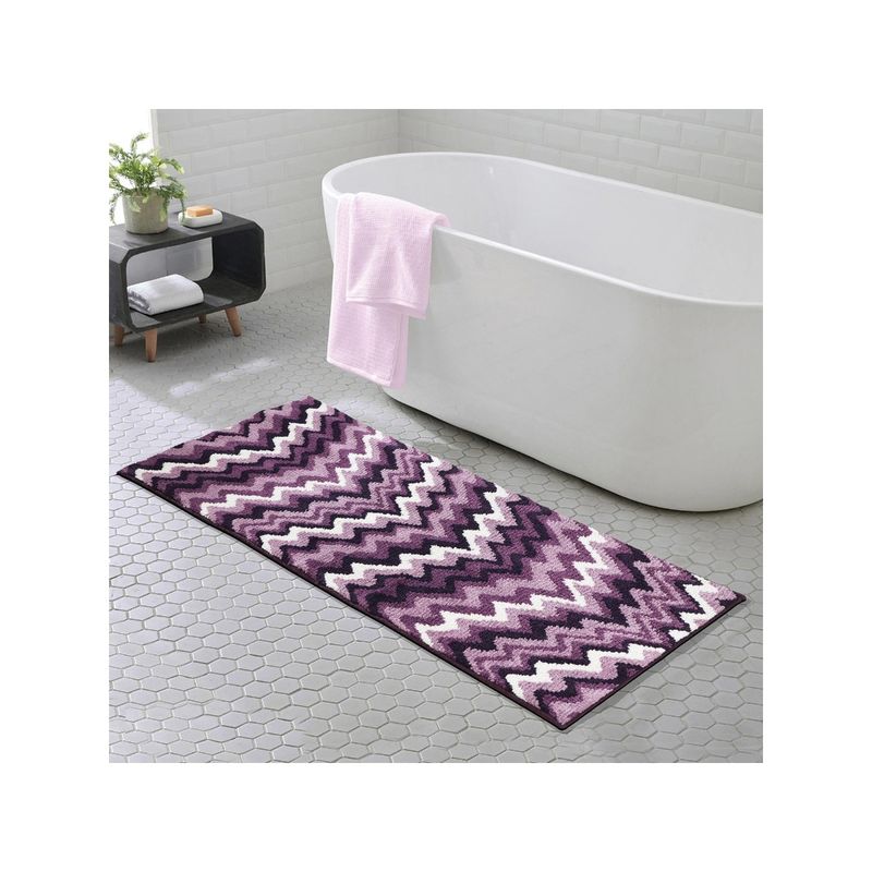 Buy OBSESSIONS Super Absorbent Anti-Skid Polyester Bath Mat Mauve Online