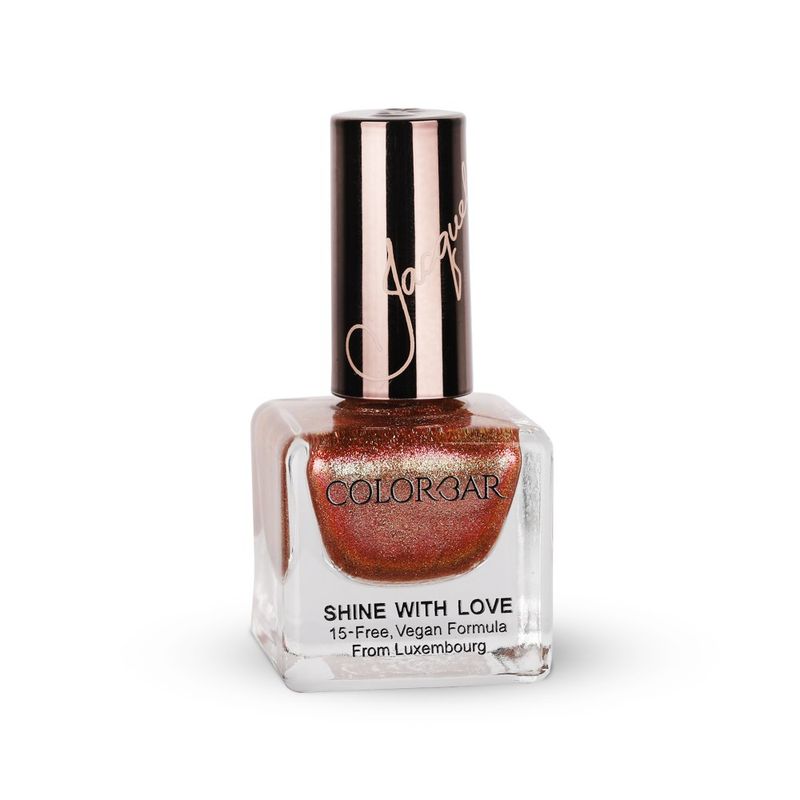 Colorbar X Jacqueline Shine With Love Nail Lacquer - Haute Shimmy-001 ...