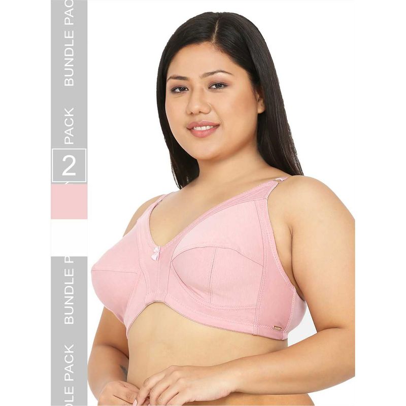 Buy Curvy Love Plus Size Full Coverage Everyday Bra (Pack of 2) Online