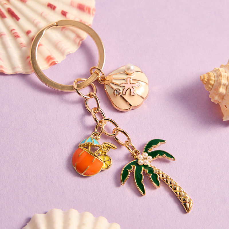 Buy Pipa Bella by Nykaa Fashion Gold Plated Tropical Multi Colour ...