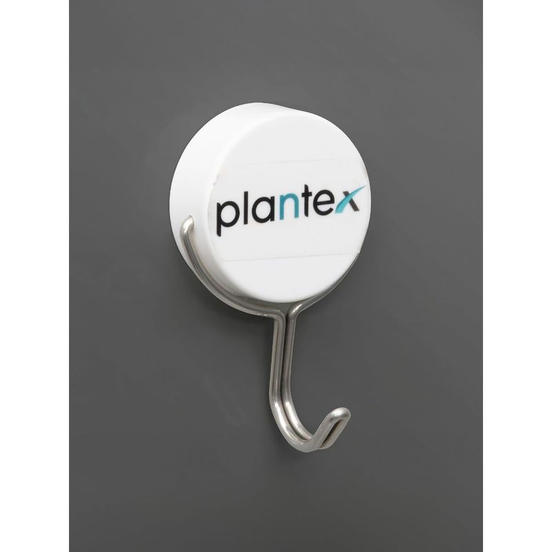 Buy Plantex Stainless Steel Magnetic Rotating Hook (Pack Of 3) Online