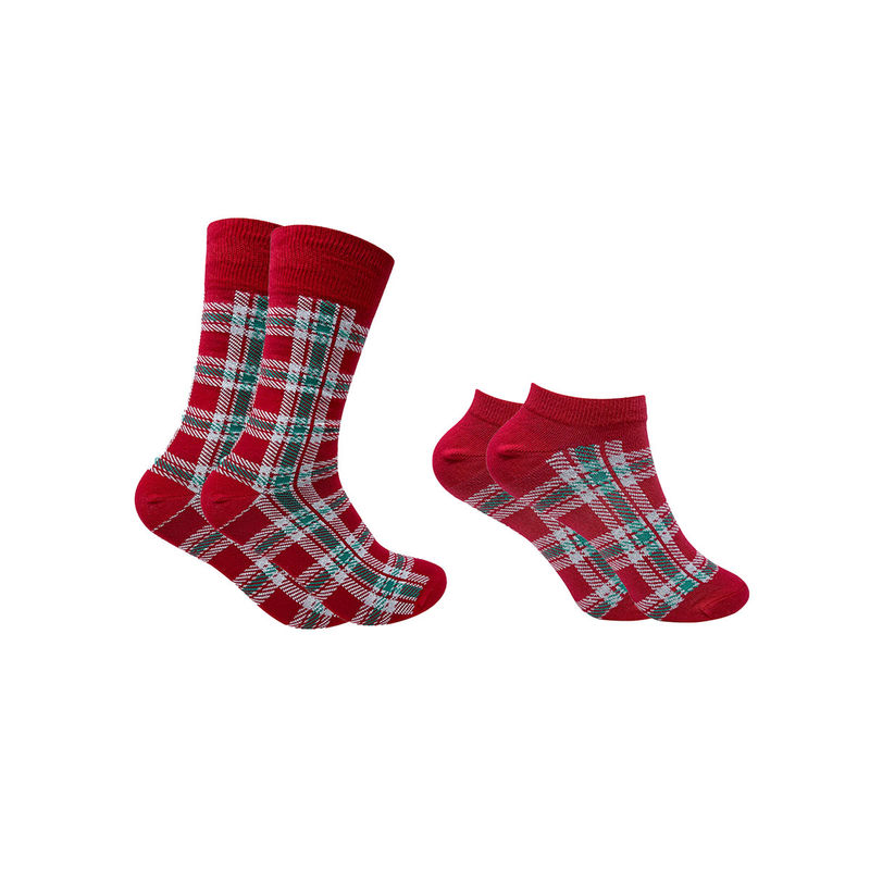 Buy Mint & Oak Plaid up Combo For Men and Women Online