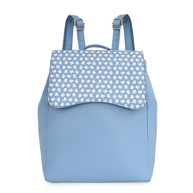 Buy United Colors of Benetton Paisley Women Backpack Blue Online