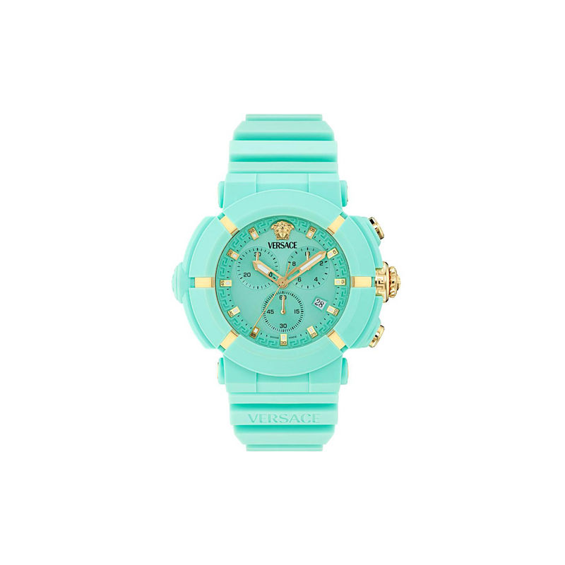 Buy Versace Real Active Chrono Light Blue Dial Unisex Watch- Ve0L00325 ...