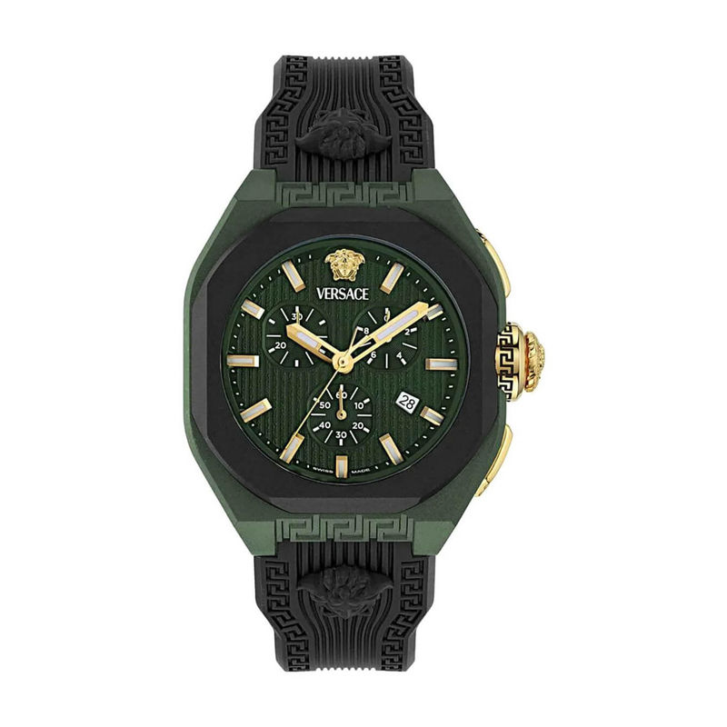 Buy Versace V-Legend Chrono Green Dial Unisex Watch- Ve9L00625 (L) Online