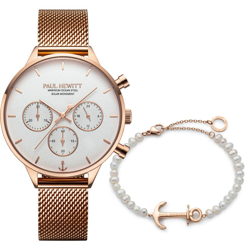 Buy PAUL HEWITT Oceanpulse Chronograph Analog Dial Color White Women's ...