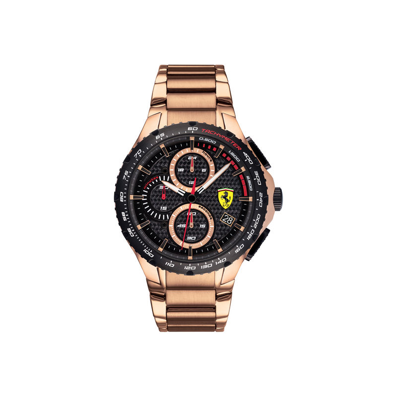 Buy Scuderia Ferrari Pista 0830765 Black Dial Analog Watch For Men Online