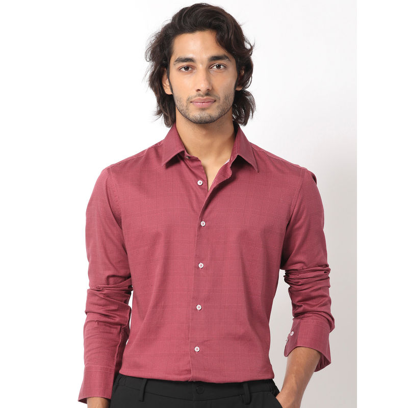 Buy Rare Rabbit Miskon Primary Red Print Shirt Online