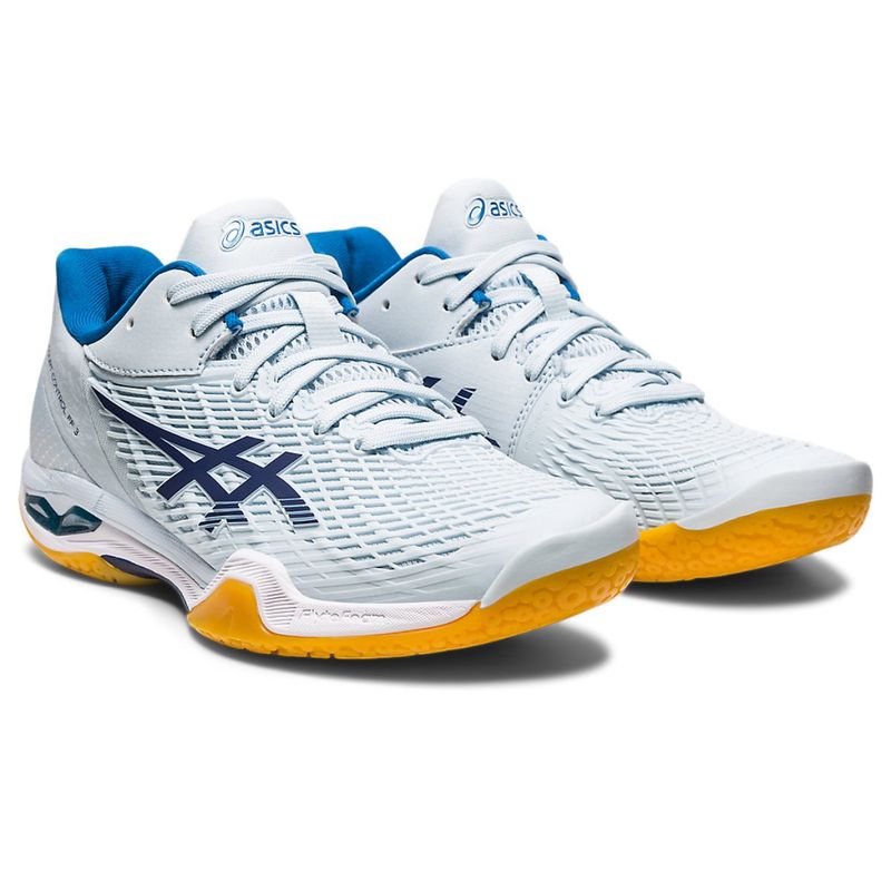 Buy ASICS Court Control Ff 3 Blue Womens Standard Width Badminton Shoes Online