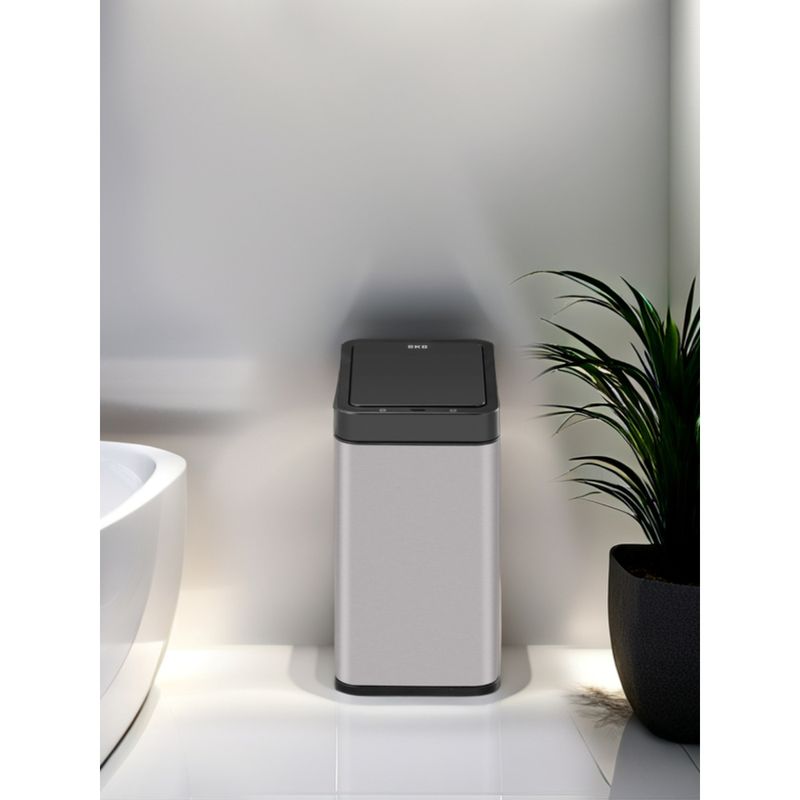 Buy OBSESSIONS Stainless Steel Smart Sensor Dustbin with Lid - 7 Litre ...