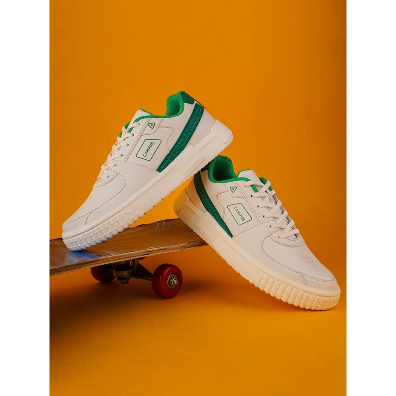 Buy Campus OG-10 White Green Men Sneakers Online