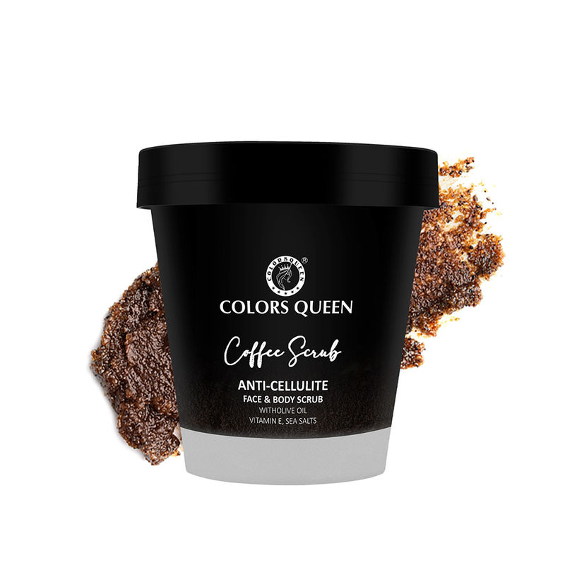 Buy Colors Queen Anti-Cellulite Coffee Face & Body Scrub Online